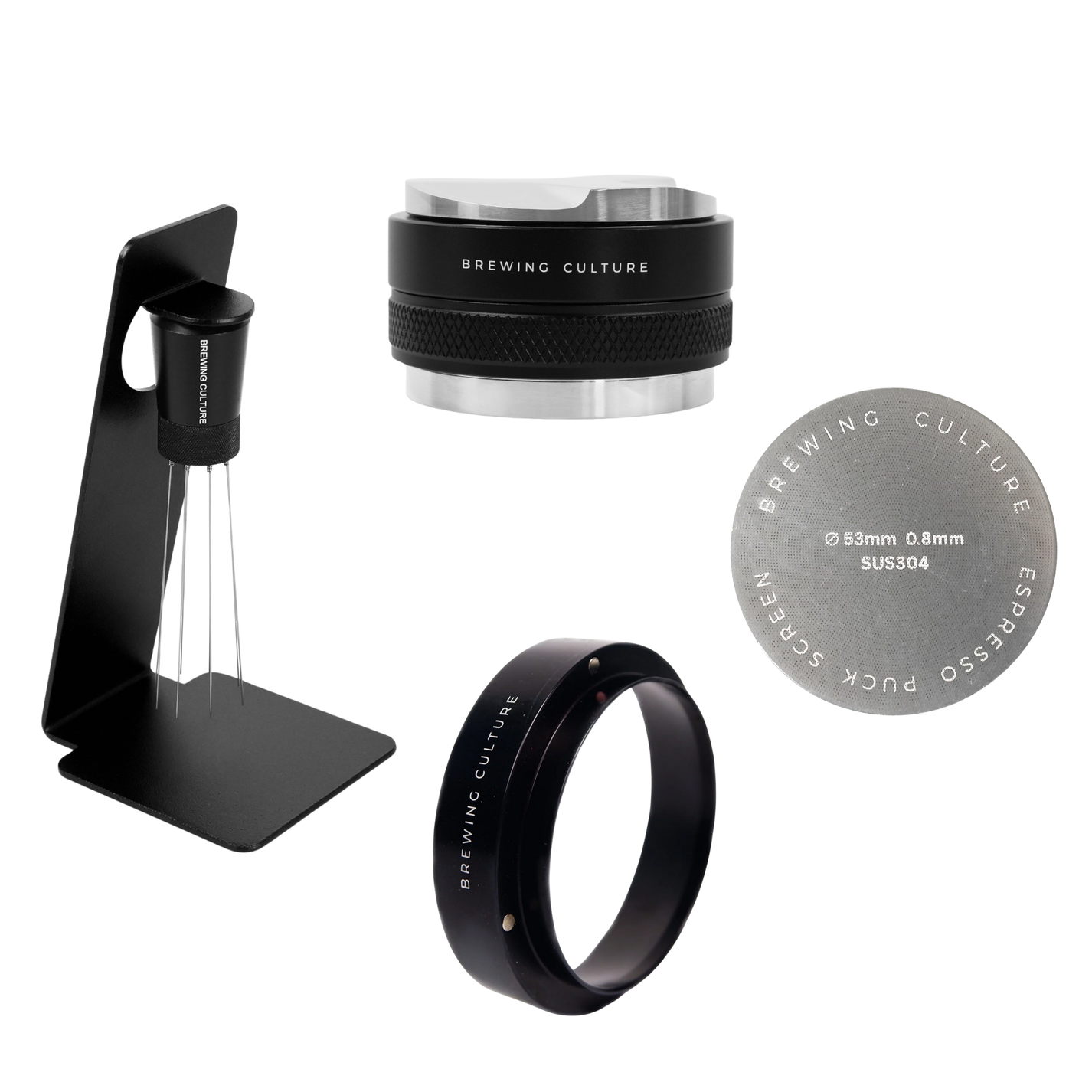 BC Dual Coffee Distribution Tool Set – Brewing Culture